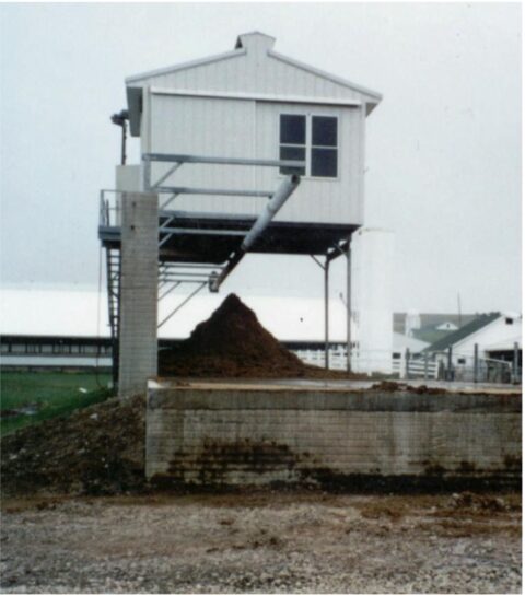Prefabricated Four Post Mounting Tower (For Static Screen Separators ...
